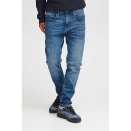 5-Pocket-Jeans Blend "BHJet", Herren, Gr. 27, L&auml;nge 32, denim middle blau, Jeans, 91% Baumwolle, 7% Polyester, 2% Elasthan, unifarben, slim fit normal, Jeans 5-Pocket-Jeans, Modische Slim-Fit-Jeans mit niedriger Bundh&ouml;he und schmalem Bein