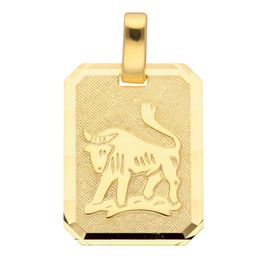 Adelia&acute;s Kettenanh&auml;nger ADELIA&acute;S "333 Gold Sternzeichen Anh&auml;nger Stier", gold, Schmuckanh&auml;nger, Damen, Stier, Gold, Kettenanh&auml;nger, Goldschmuck f&uuml;r Damen & Herren