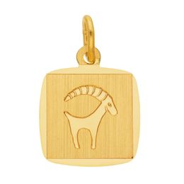Adelia&acute;s Kettenanh&auml;nger ADELIA&acute;S "333 Gold Sternzeichen Anh&auml;nger Steinbock", gold, Schmuckanh&auml;nger, Damen, Steinbock, Gold, Kettenanh&auml;nger, Goldschmuck f&uuml;r Damen & Herren