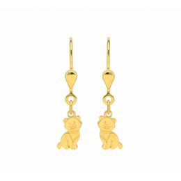 Adelia&acute;s Paar Ohrh&auml;nger ADELIA&acute;S "Ohrh&auml;nger Ohrringe 585 Gold ( 14K )", gold, Ohrringe, Jungen, Kinder, Gold, Goldohrringe