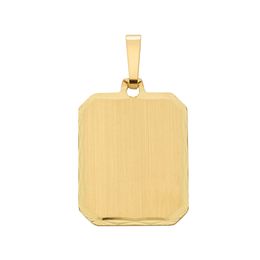 Adelia&acute;s Kettenanh&auml;nger ADELIA&acute;S "333 Gold Gravurplatte Anh&auml;nger", gold, Schmuckanh&auml;nger, Damen, Gold, Kettenanh&auml;nger, Goldschmuck f&uuml;r Damen