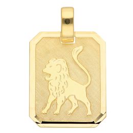 Adelia&acute;s Kettenanh&auml;nger ADELIA&acute;S "333 Gold Sternzeichen Anh&auml;nger L&ouml;we", gold, Schmuckanh&auml;nger, Damen, L&ouml;we, Gold, Kettenanh&auml;nger, Goldschmuck f&uuml;r Damen & Herren