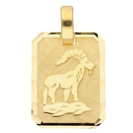 Adelia&acute;s Kettenanh&auml;nger ADELIA&acute;S "333 Gold Sternzeichen Anh&auml;nger Steinbock", gold, Schmuckanh&auml;nger, Damen, Steinbock, Gold, Kettenanh&auml;nger, Goldschmuck f&uuml;r Damen & Herren