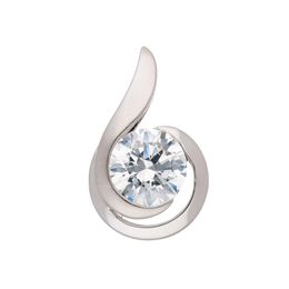 Adelia&acute;s Kettenanh&auml;nger ADELIA&acute;S "333 Wei&szlig;gold Anh&auml;nger", silber, Schmuckanh&auml;nger, Damen, mit Zirkonia, Gold, Kettenanh&auml;nger, mit Zirkonia Goldschmuck f&uuml;r Damen