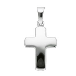 Adelia&acute;s Kettenanh&auml;nger ADELIA&acute;S "585 Wei&szlig;gold Kreuz Anh&auml;nger", silber, Schmuckanh&auml;nger, Damen, Gold, Kettenanh&auml;nger, Goldschmuck f&uuml;r Damen & Herren
