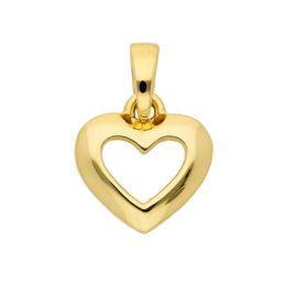 Adelia&acute;s Kettenanh&auml;nger ADELIA&acute;S "333 Gold Anh&auml;nger Herz", gold, Schmuckanh&auml;nger, Damen, Gold, Kettenanh&auml;nger, Goldschmuck f&uuml;r Damen