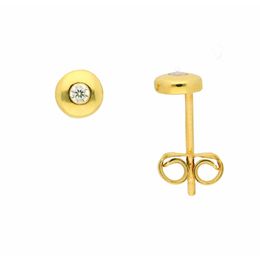Adelia&acute;s Paar Ohrh&auml;nger ADELIA&acute;S "Ohrstecker Ohrringe 333 Gold ( 8K ) mit Zirkonia", gold, Ohrringe, Damen, Damen, Gold, Goldohrringe