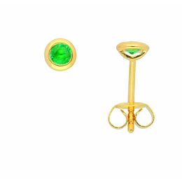 Adelia&acute;s Paar Ohrh&auml;nger ADELIA&acute;S "Ohrstecker Ohrringe 585 Gold ( 14K )", gold, Ohrringe, Damen, Damen, Gold, Goldohrringe