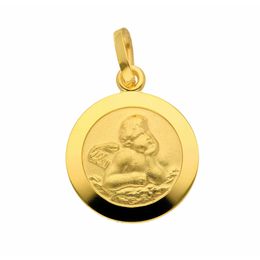 Adelia&acute;s Kettenanh&auml;nger ADELIA&acute;S "Medaille Amor 333 Gold ( 8K )", gold, Schmuckanh&auml;nger, Damen, Gold, Kettenanh&auml;nger, Goldanh&auml;nger Amor