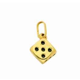 Adelia&acute;s Kettenanh&auml;nger ADELIA&acute;S "Anh&auml;nger W&uuml;rfel 333 Gold ( 8K )", gold, Schmuckanh&auml;nger, Damen, Gold, Kettenanh&auml;nger, Goldanh&auml;nger W&uuml;rfel