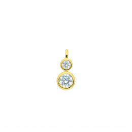Adelia&acute;s Kettenanh&auml;nger ADELIA&acute;S "Anh&auml;nger 333 Gold ( 8K ) mit Zirkonia", gold, Schmuckanh&auml;nger, Damen, mit Zirkonia, Gold, Kettenanh&auml;nger, Goldanh&auml;nger