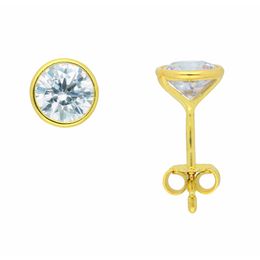 Adelia&acute;s Paar Ohrh&auml;nger ADELIA&acute;S "Ohrstecker Ohrringe 333 Gold ( 8K ) mit Zirkonia", gold, Ohrringe, Damen, Damen, Gold, Goldohrringe