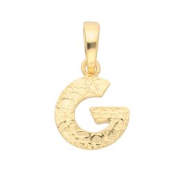Adelia&acute;s Buchstabenanh&auml;nger ADELIA&acute;S "Buchstabenanh&auml;nger G 333 Gold ( 8K )", gold, Schmuckanh&auml;nger, Damen, G, Gold, Goldanh&auml;nger Buchstabe G