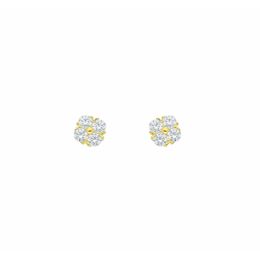 Adelia&acute;s Paar Ohrh&auml;nger ADELIA&acute;S "Ohrstecker Ohrringe 333 Gold ( 8K ) mit Zirkonia", silber, Ohrringe, Damen, Damen, Gold, Goldohrringe