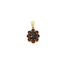 Adelia&acute;s Kettenanh&auml;nger ADELIA&acute;S "333 Gold Anh&auml;nger", rot, Schmuckanh&auml;nger, Damen, Gold, Kettenanh&auml;nger, mit Granat Goldschmuck f&uuml;r Damen