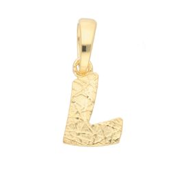 Adelia&acute;s Buchstabenanh&auml;nger ADELIA&acute;S "Buchstabenanh&auml;nger L 333 Gold ( 8K )", gold, Schmuckanh&auml;nger, Damen, L, Gold, Goldanh&auml;nger Buchstabe L