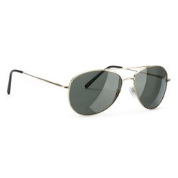 Pilotenbrille John Devin "Unisex Sonnenbrille", Herren, gold (goldfarben), Sonnenbrillen, Aviator, Pilotensonnebrille mit UV Schutz