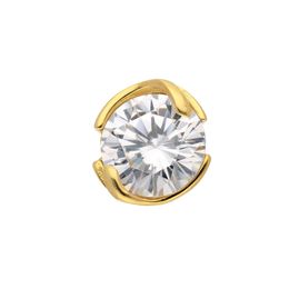 Adelia&acute;s Kettenanh&auml;nger ADELIA&acute;S "375 Gold Anh&auml;nger", gold, Schmuckanh&auml;nger, Damen, mit Zirkonia, Gold, Kettenanh&auml;nger, mit Zirkonia Goldschmuck f&uuml;r Damen