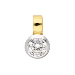 Adelia&acute;s Kettenanh&auml;nger ADELIA&acute;S "333 Gold Anh&auml;nger", gold, Schmuckanh&auml;nger, Damen, mit Zirkonia, Gold, Kettenanh&auml;nger, mit Zirkonia Goldschmuck f&uuml;r Damen
