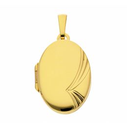 Adelia&acute;s Medallionanh&auml;nger ADELIA&acute;S "Medaillon 333 Gold ( 8K )", gold, Schmuckanh&auml;nger, Damen, Gold, Goldanh&auml;nger
