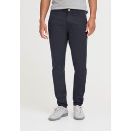 Chinohose Blend "BHNatan", Herren, Gr. 28, L&auml;nge 30, schwarz navy blau, Web, 98% Baumwolle, 2% Elasthan, unifarben, schmal normal, Hosen Chinohose, Stoffhose mit normalem Bund und schmalem Beinen - Slim Fit