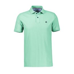 Poloshirt Lerros "Poloshirt Herren COOL & DRY atmungsaktiv Piqu&eacute;", Herren, Gr. L, mint water, 60% Baumwolle, 40% Polyester, ohne Ausschnitt, Shirts, Trocknet schnell, angenehm k&uuml;hl, pflegeleicht, kurzarm, einfarbig