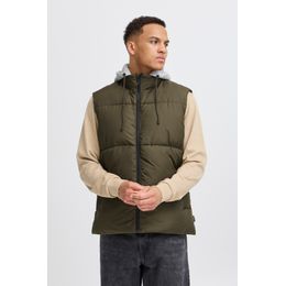 Steppweste Blend "BHELWIN vest w. jersey hood", Herren, Gr. L, forest night, Web, Obermaterial: 100% Polyester, unifarben, regular fit normal, Westen Steppweste