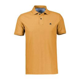 Poloshirt Lerros "Poloshirt Herren COOL & DRY atmungsaktiv Piqu&eacute;", Herren, Gr. L, dull peach, 60% Baumwolle, 40% Polyester, ohne Ausschnitt, Shirts, Trocknet schnell, angenehm k&uuml;hl, pflegeleicht, kurzarm, einfarbig