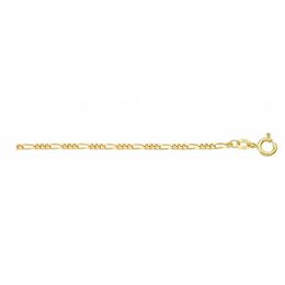 Adelia&acute;s Kette ohne Anh&auml;nger ADELIA&acute;S "Figarokette Halskette 585 Gold ( 14K )" Gr. 45, gold, Halsketten, Damen, 45, Gold, Goldkette