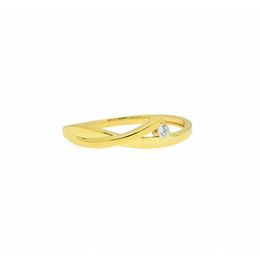 Adelia&acute;s Fingerring ADELIA&acute;S "Damenring 333 Gold ( 8K ) mit Zirkonia" Gr. 54, gold, Fingerringe, Damen, 54, Gold, Fingerring, Goldring