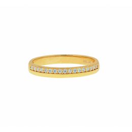 Adelia&acute;s Fingerring ADELIA&acute;S "Damenring 333 Gold ( 8K ) mit Zirkonia" Gr. 58, gold, Fingerringe, Damen, 58, Gold, Fingerring, Goldring