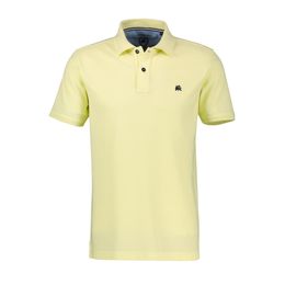 Poloshirt Lerros "Poloshirt Herren COOL & DRY atmungsaktiv Piqu&eacute;", Herren, Gr. L, lemon water, 60% Baumwolle, 40% Polyester, ohne Ausschnitt, Shirts, Trocknet schnell, angenehm k&uuml;hl, pflegeleicht, kurzarm, einfarbig