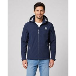 Windbreaker LPO "Melwyn Active", Herren, Gr. L (52), navy, 96% Polyester; 4% Elasthan, regular fit, Jacken Windbreaker, abnehmbare, verstellbare Kapuze