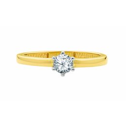 Adelia&acute;s Solit&auml;rring ADELIA&acute;S "Solit&auml;rring 333 Gold ( 8K ) mit Zirkonia" Gr. 54, silber, Fingerringe, Damen, 54, Gold, Goldring Diamant