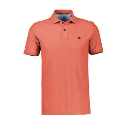 Poloshirt Lerros "Poloshirt Herren COOL & DRY atmungsaktiv Piqu&eacute;", Herren, Gr. L, vivid rot, 60% Baumwolle, 40% Polyester, ohne Ausschnitt, Shirts, Trocknet schnell, angenehm k&uuml;hl, pflegeleicht, kurzarm, einfarbig