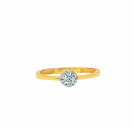 Adelia&acute;s Fingerring ADELIA&acute;S "Damenring 333 Gold ( 8K ) mit Zirkonia" Gr. 58, silber, Fingerringe, Damen, 58, Gold, Fingerring, Goldring