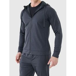 4F Sweatjacke in Anthrazit - 54% | Gr&ouml;&szlig;e L | Herren-sweatshirts-jacken