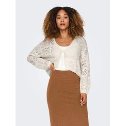 Only Cardigan in Creme - 33% | Gr&ouml;&szlig;e L | Damen-pullover-cardigans