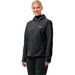 Jack Wolfskin Softshelljacke "Bornberg" in Schwarz - 39% | Gr&ouml;&szlig;e L | Damen-outdoorjacken