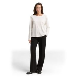 Tom Tailor Longsleeve in Wei&szlig; - 60% | Gr&ouml;&szlig;e L | Damen-tops