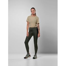 Salewa Trekkingleggings "Puez Hemp" in Khaki - 65% | Gr&ouml;&szlig;e 42 | Damen-sporthosen