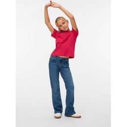 Vero Moda Girl Shirt "Ulla" in Rot - 30% | Gr&ouml;&szlig;e 122/128 | Kinder-oberteile