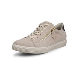 Ecco Leder-Sneakers "Classic" in Beige - 60% | Gr&ouml;&szlig;e 39 | Damen-sneakers