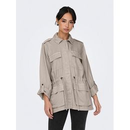 Only &Uuml;bergangsjacke in Taupe - 53% | Gr&ouml;&szlig;e S | Damenjacken