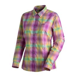 Maier Sports Funktionshemd "Nanni" in Pink/ Gelb/ Gr&uuml;n - 47% | Gr&ouml;&szlig;e 38 | Damen-outdoor-tops-shirts