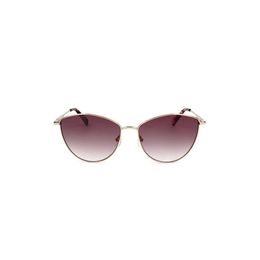 Longchamp Damen-Sonnenbrille in Braun/ Gold - 66% | Gr&ouml;&szlig;e 58 | Damen-brillen