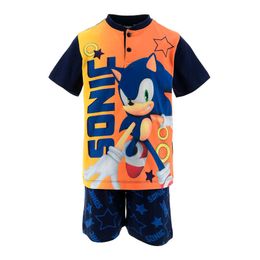 Sonic Pyjama "Sonic" in Dunkelblau/ Orange - 50% | Gr&ouml;&szlig;e 98 | Kinder-waesche