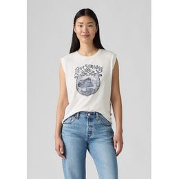 Levi's Levi's Top in Wei&szlig;/ Dunkelblau - 53% | Gr&ouml;&szlig;e S | Damen-tops