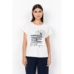 soyaconcept Shirt "Rina" in Wei&szlig; - 39% | Gr&ouml;&szlig;e L | Damen-tops