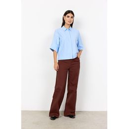 soyaconcept Bluse "Netti" in Hellblau - 46% | Gr&ouml;&szlig;e M | Damen-blusen